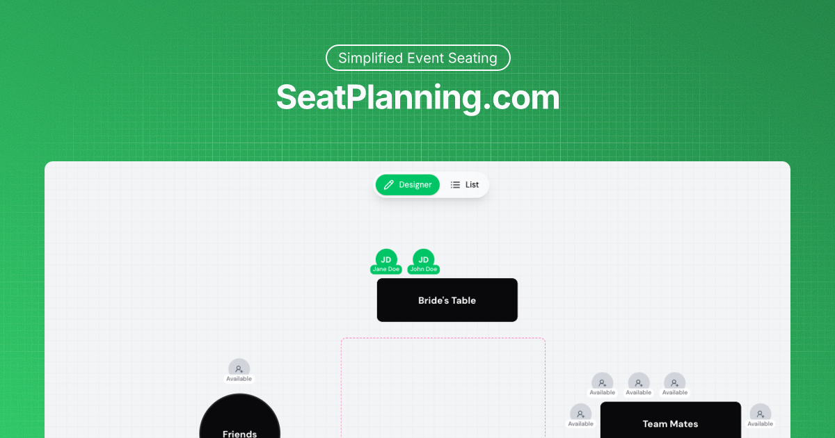 Free Seating Chart Builder | SeatPlanning